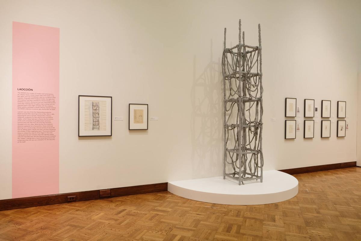 Forms Larger and Bolder: Eva Hesse Drawings – Exhibitions – Allen ...